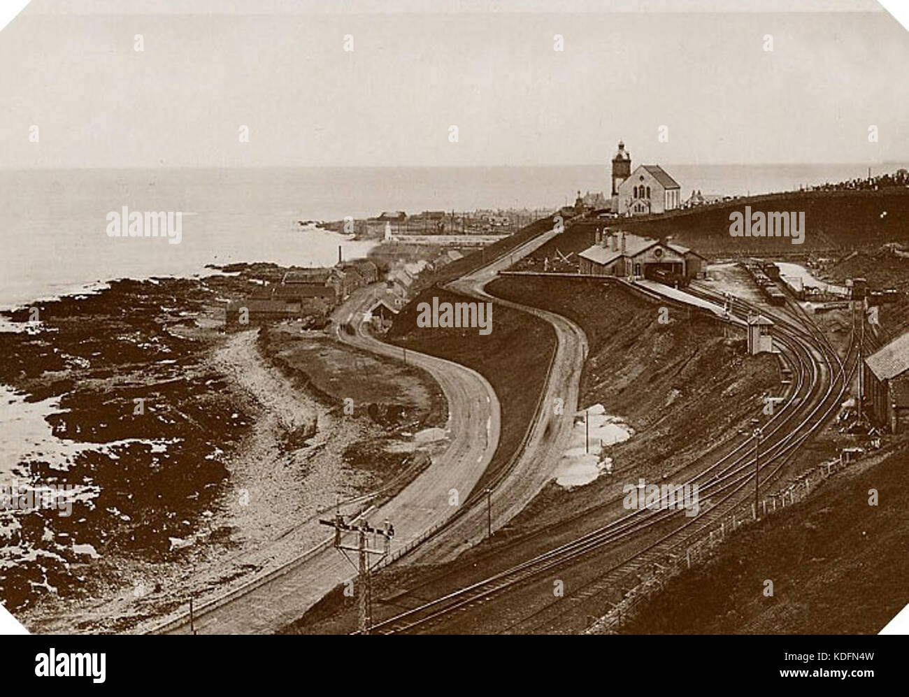 Macduff Railway station Stock Photo - Alamy