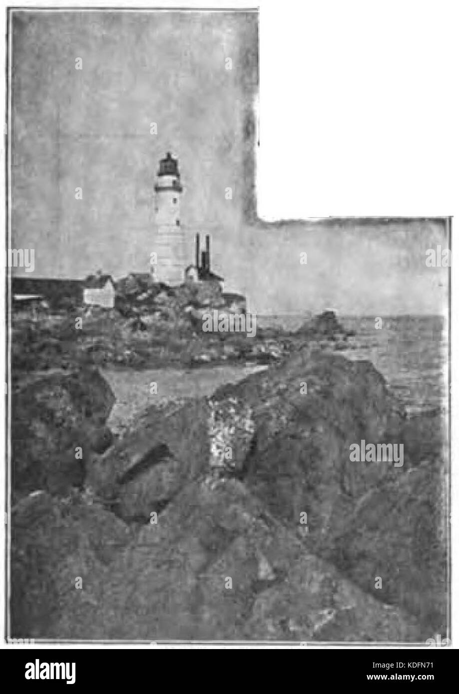 This illustration from Maury's Geography collection depicts the Boston ...