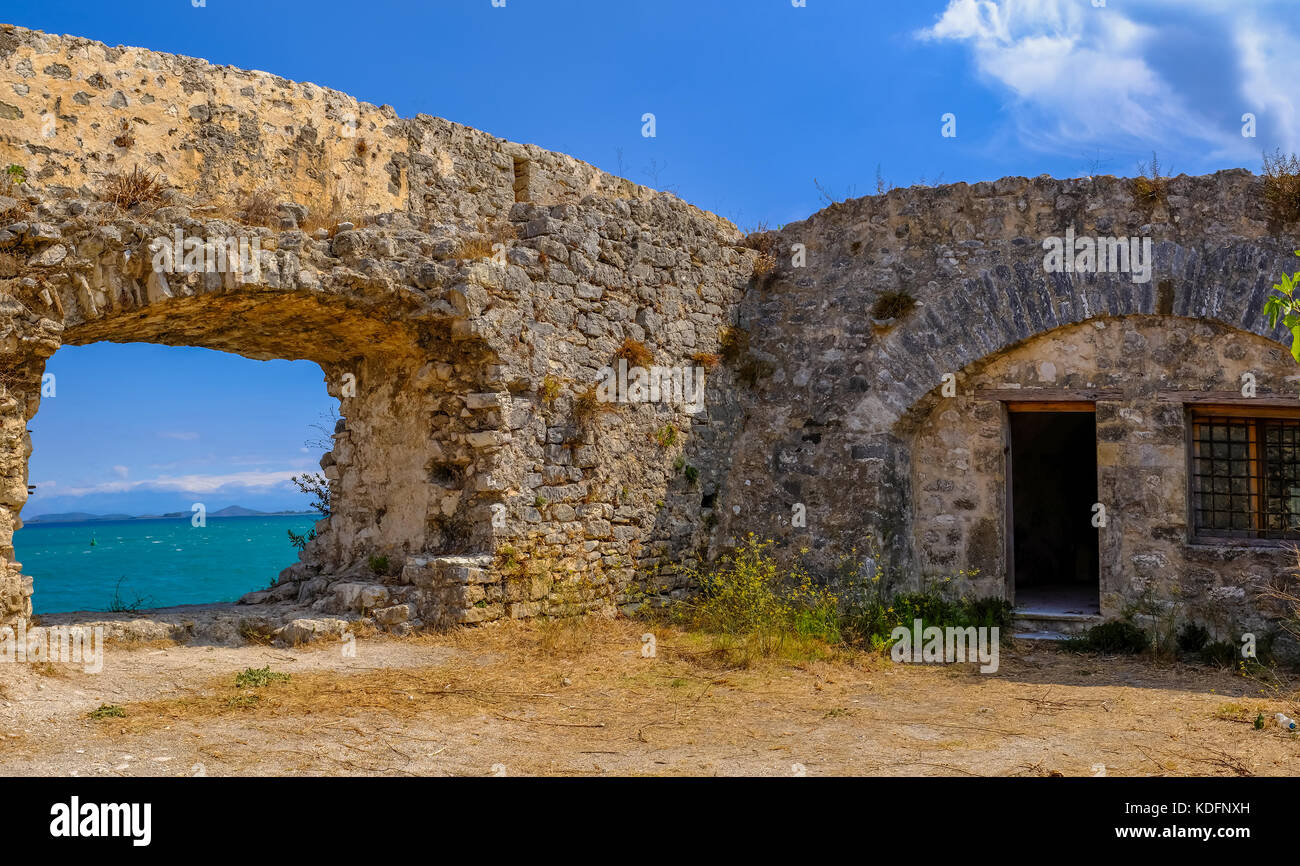 Lefkada greece fortress castle fort hi-res stock photography and images ...