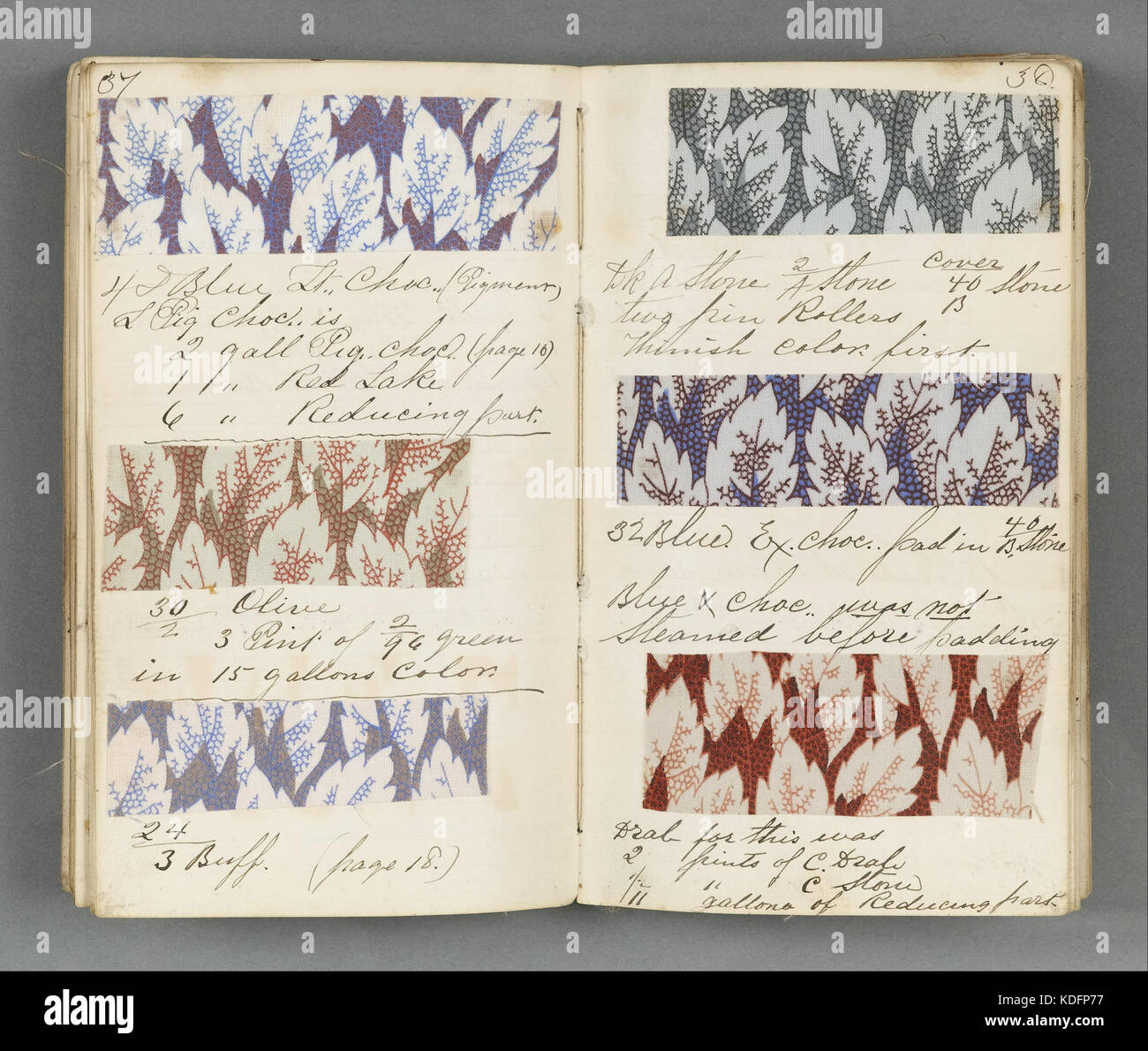 The Old Pacific Print Works sample book offers a collection of prints ...