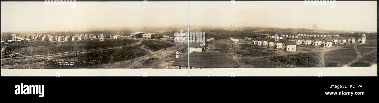 PA Panorama of Colver, 1913 Stock Photo - Alamy