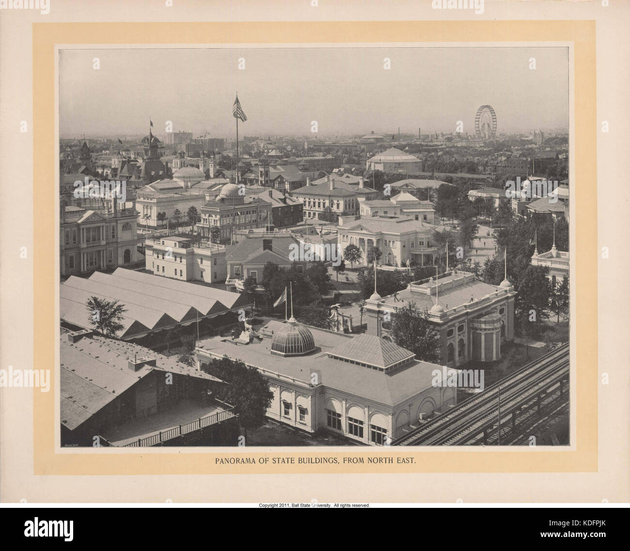 This panoramic photograph by William Henry Jackson, taken in 1893 ...