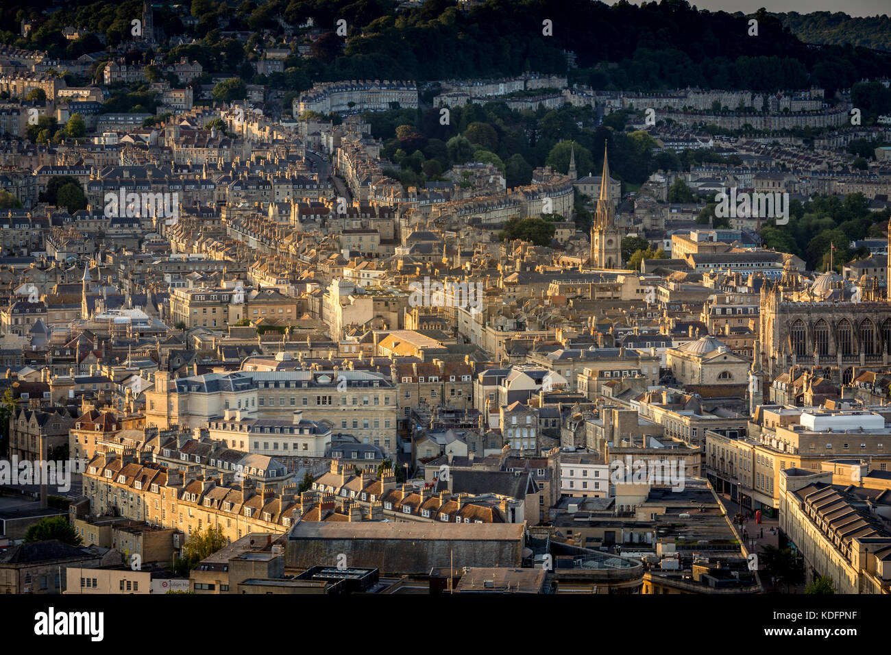 View over Bath in UK Stock Photo - Alamy