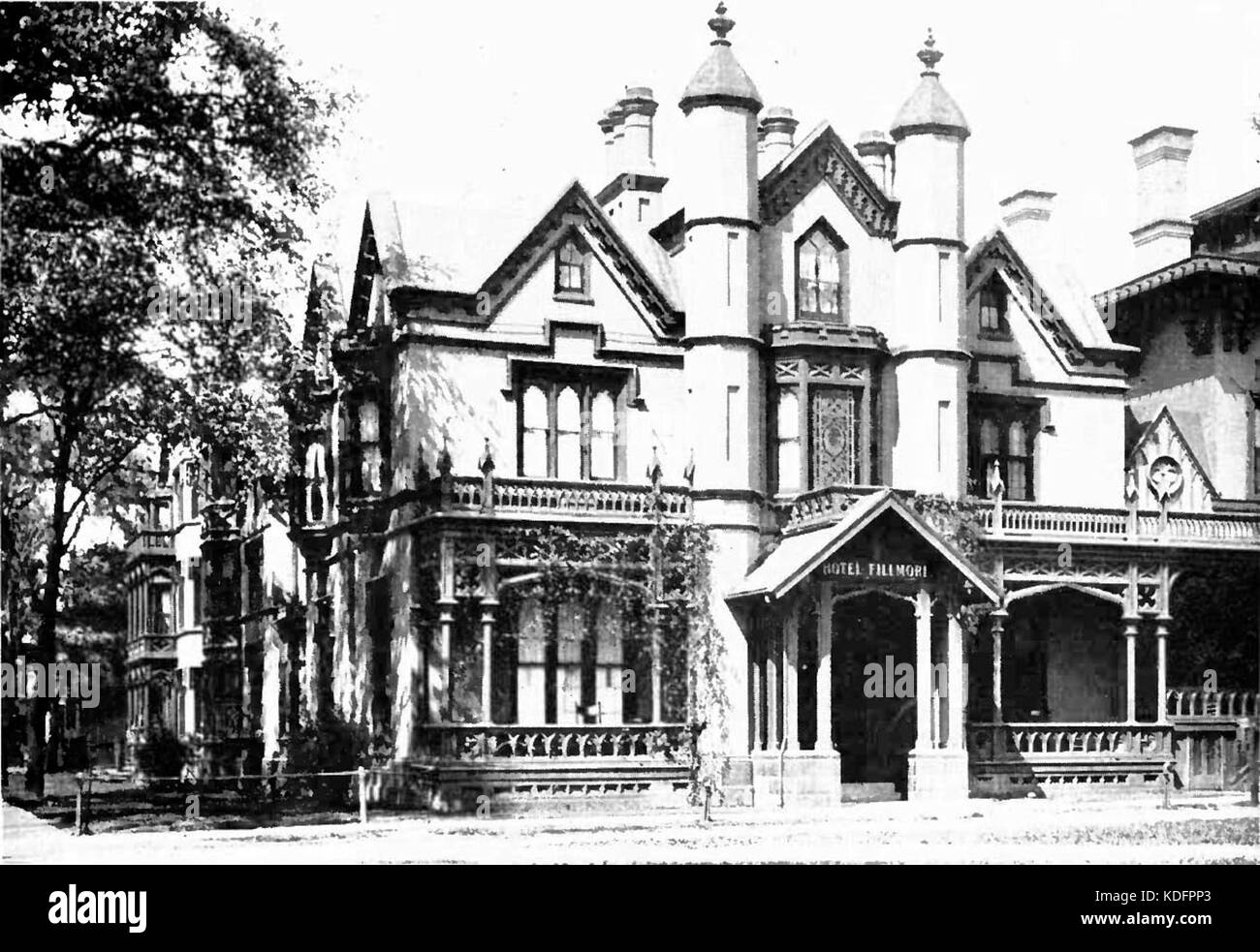 Presidents Millard Fillmore Buffalo home Stock Photo - Alamy