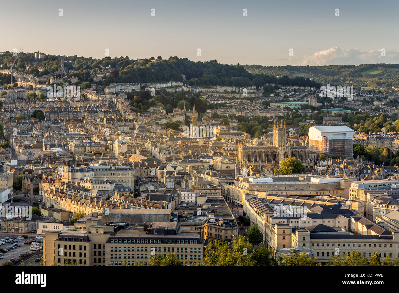 View over Bath in UK Stock Photo - Alamy