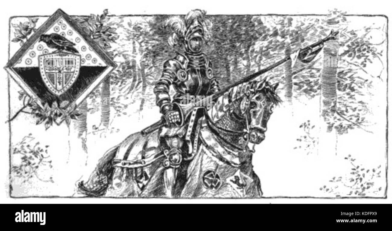 Horse knight medieval hi-res stock photography and images - Alamy