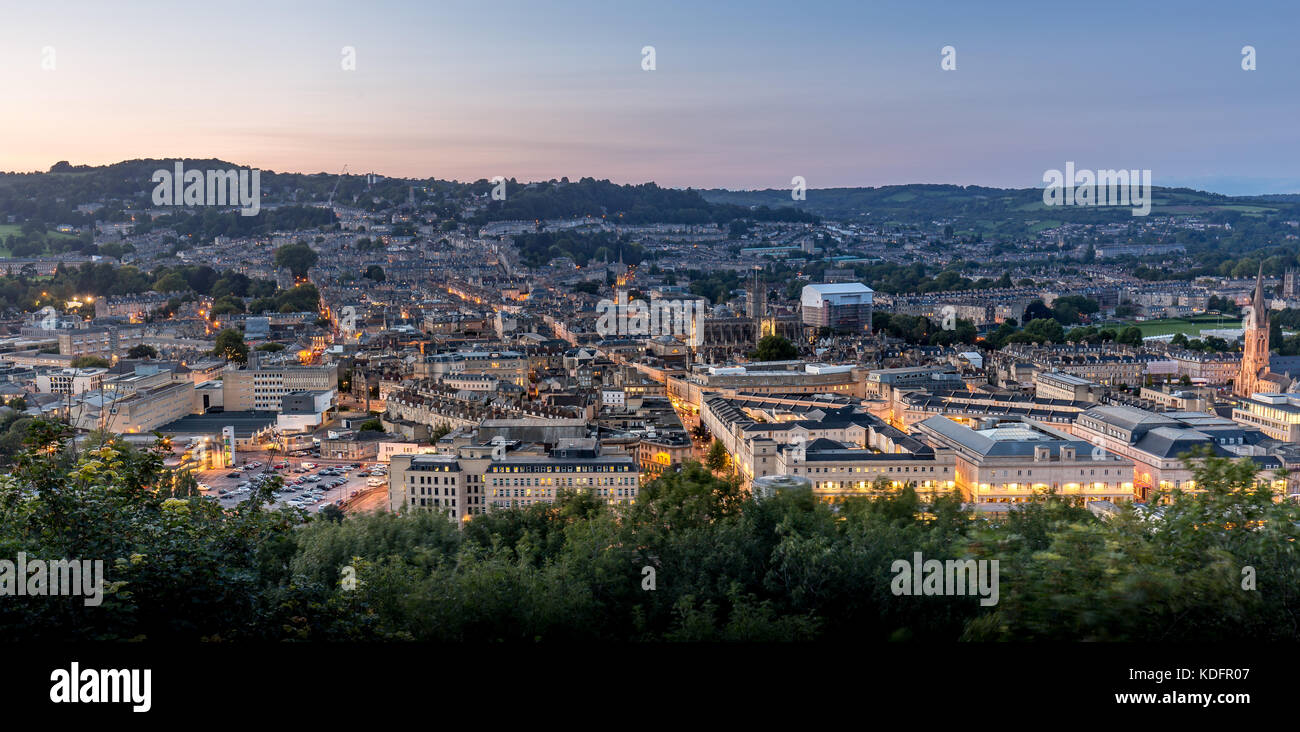 View over Bath in UK Stock Photo - Alamy