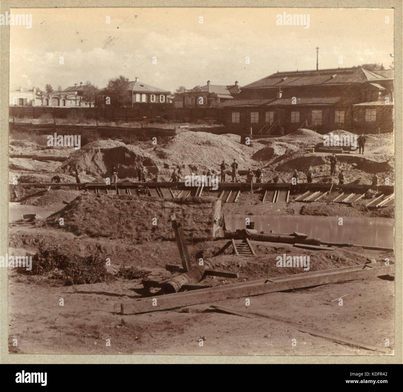 PG Gold prospecting work near the Berezovsky mine Stock Photo - Alamy