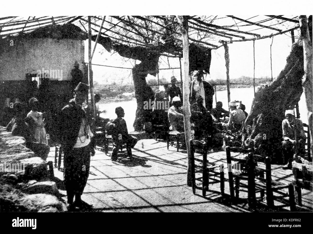 SL 1914 D136 typical syrian cafe Stock Photo - Alamy