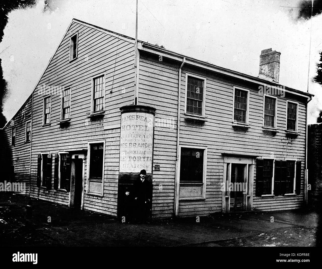Shakespeare Hotel, northeast corner of King and York streets Stock ...