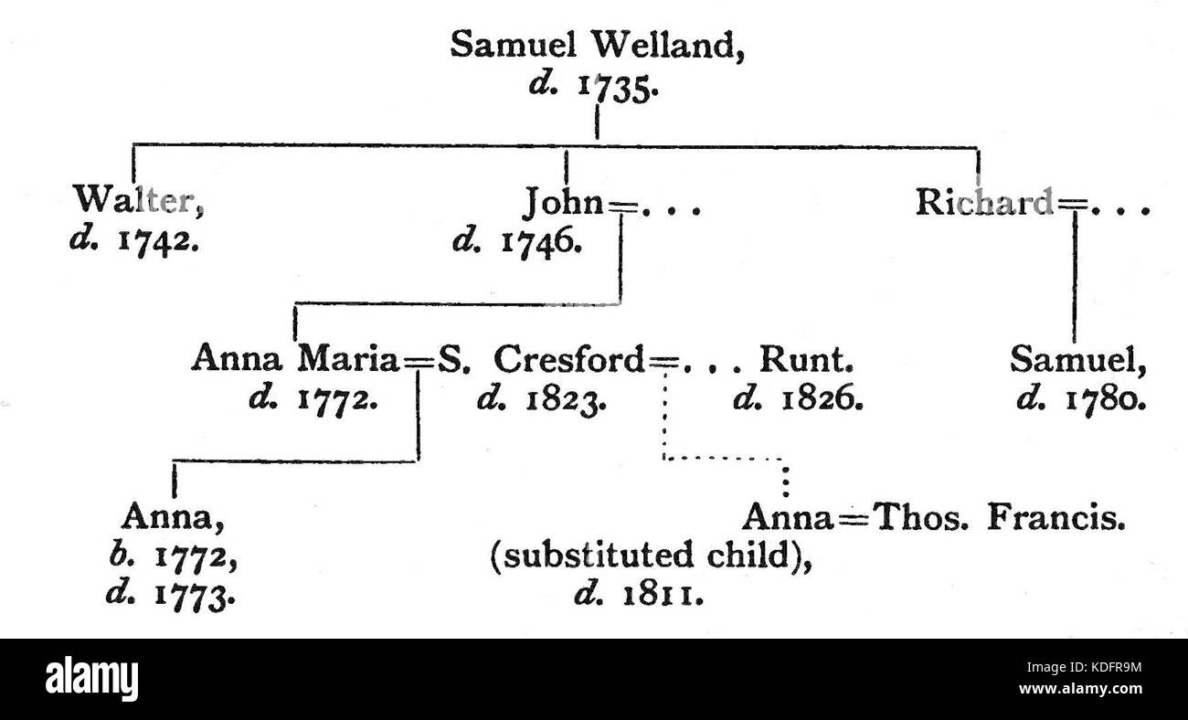 Family tree chart Black and White Stock Photos & Images - Alamy