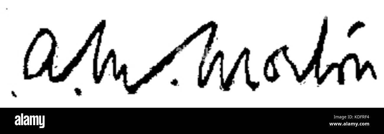 Signature agnes morton Stock Photo - Alamy