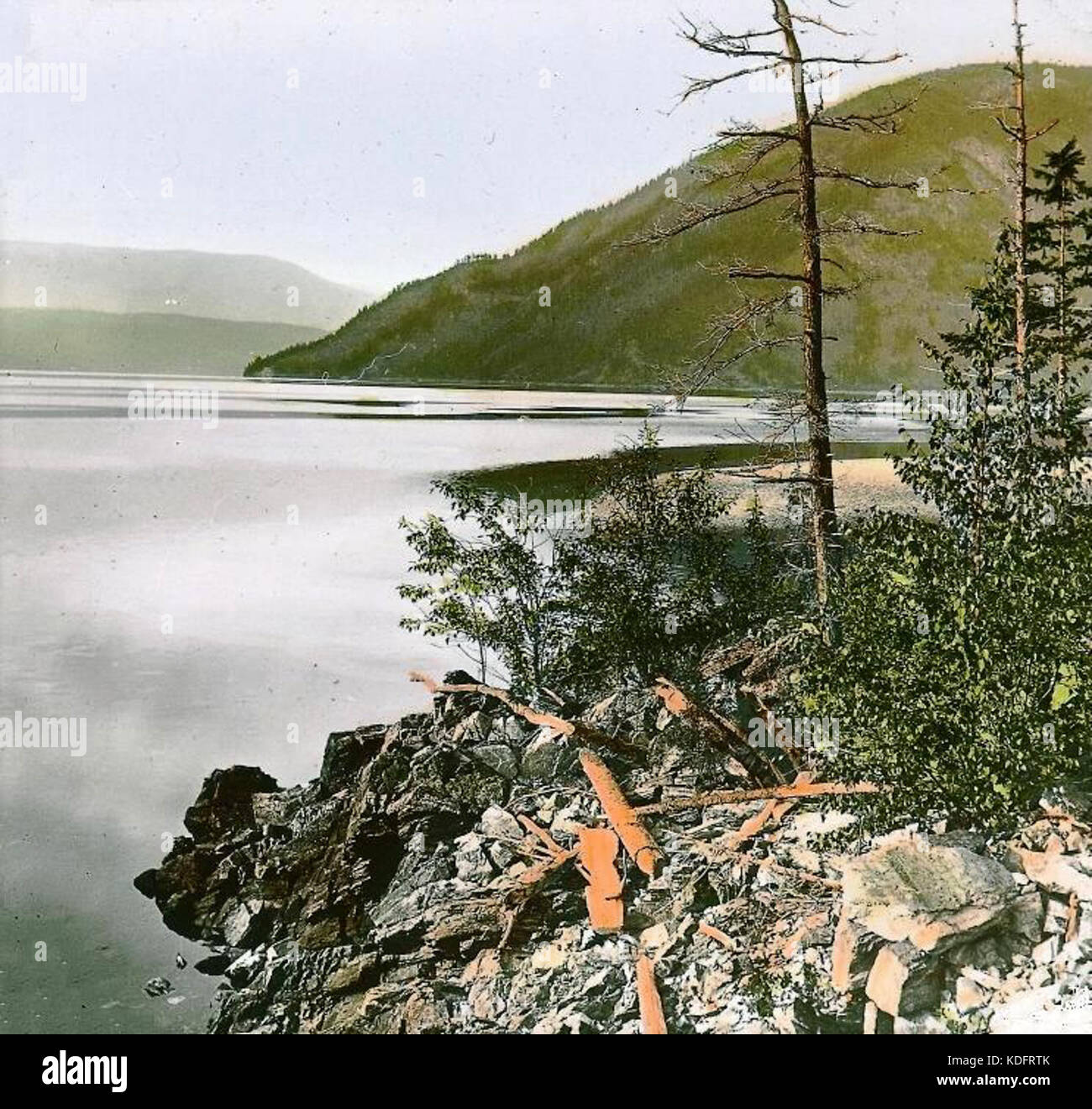 Shuswap Lake BC 1889 Stock Photo - Alamy
