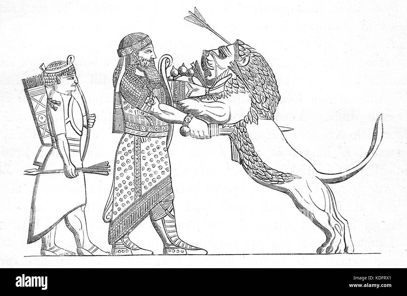 Illustrerad Verldshistoria band I Ill 047 Stock Photo - Alamy