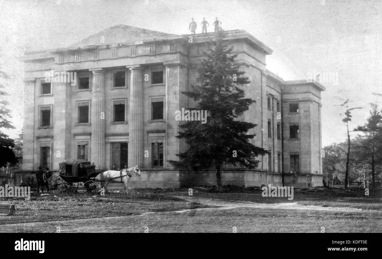 This photograph from 1855 shows King's College in Toronto, one of the ...