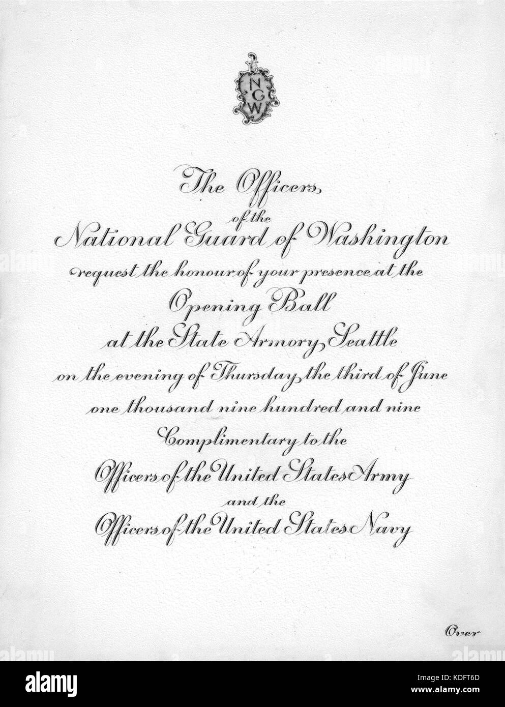 Invitation to a ball 19th century hi-res stock photography and images ...