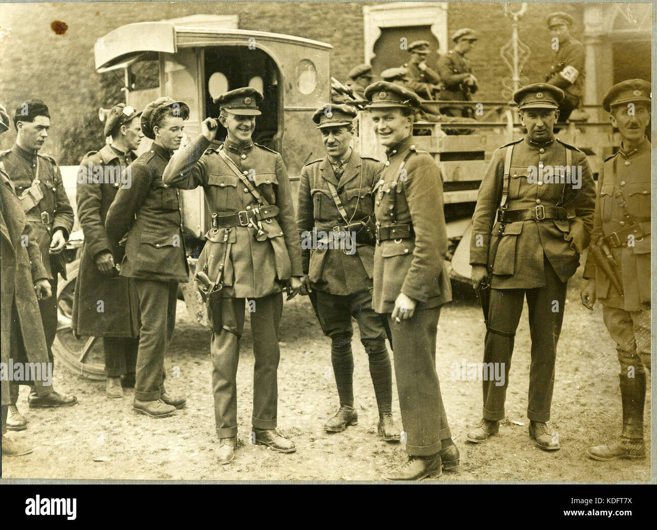 Irish soldiers during the Civil War Stock Photo - Alamy
