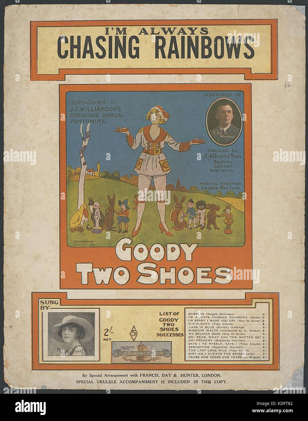 I'm Always Chasing Rainbows cover Stock Photo - Alamy