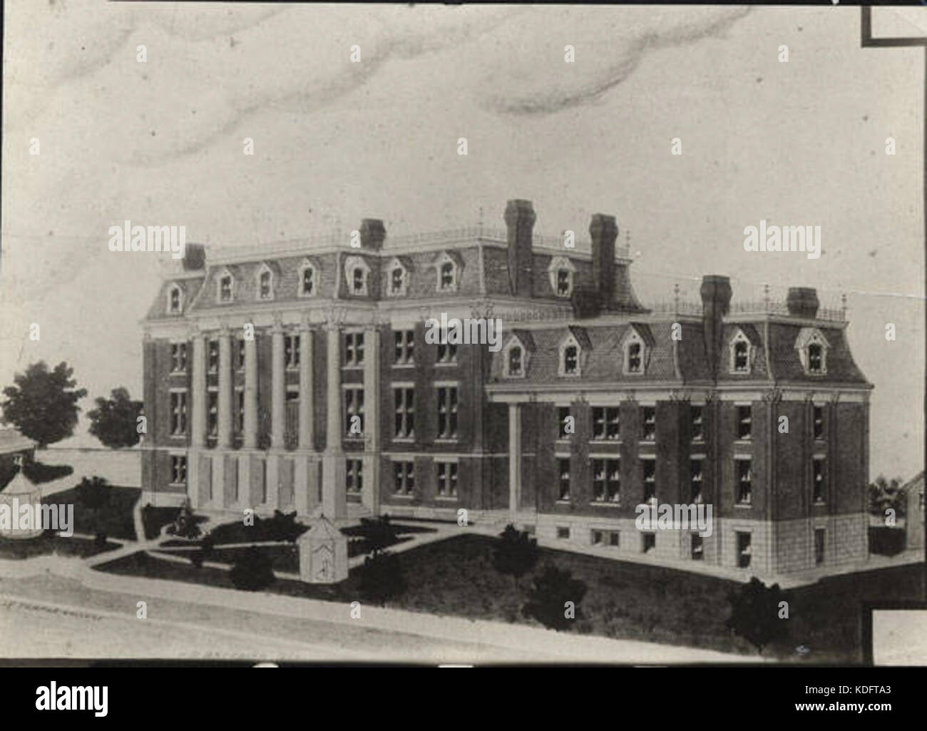 Huntsville Female College 1880s Stock Photo - Alamy