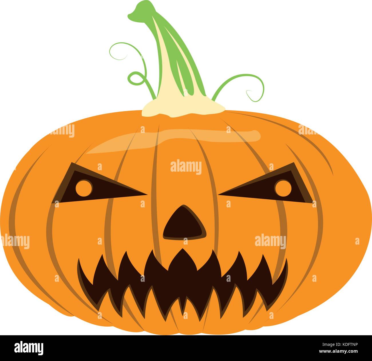 Kid pumpkin jack lantern Stock Vector Images - Alamy
