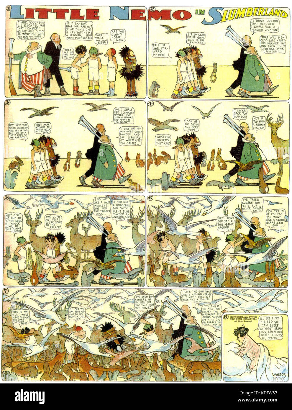 Little Nemo 1909 10 24 Stock Photo - Alamy