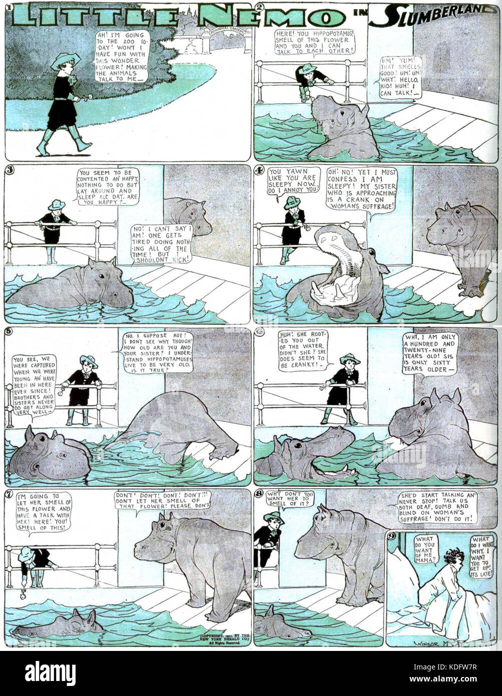 Little Nemo 1911 06 25 Stock Photo - Alamy