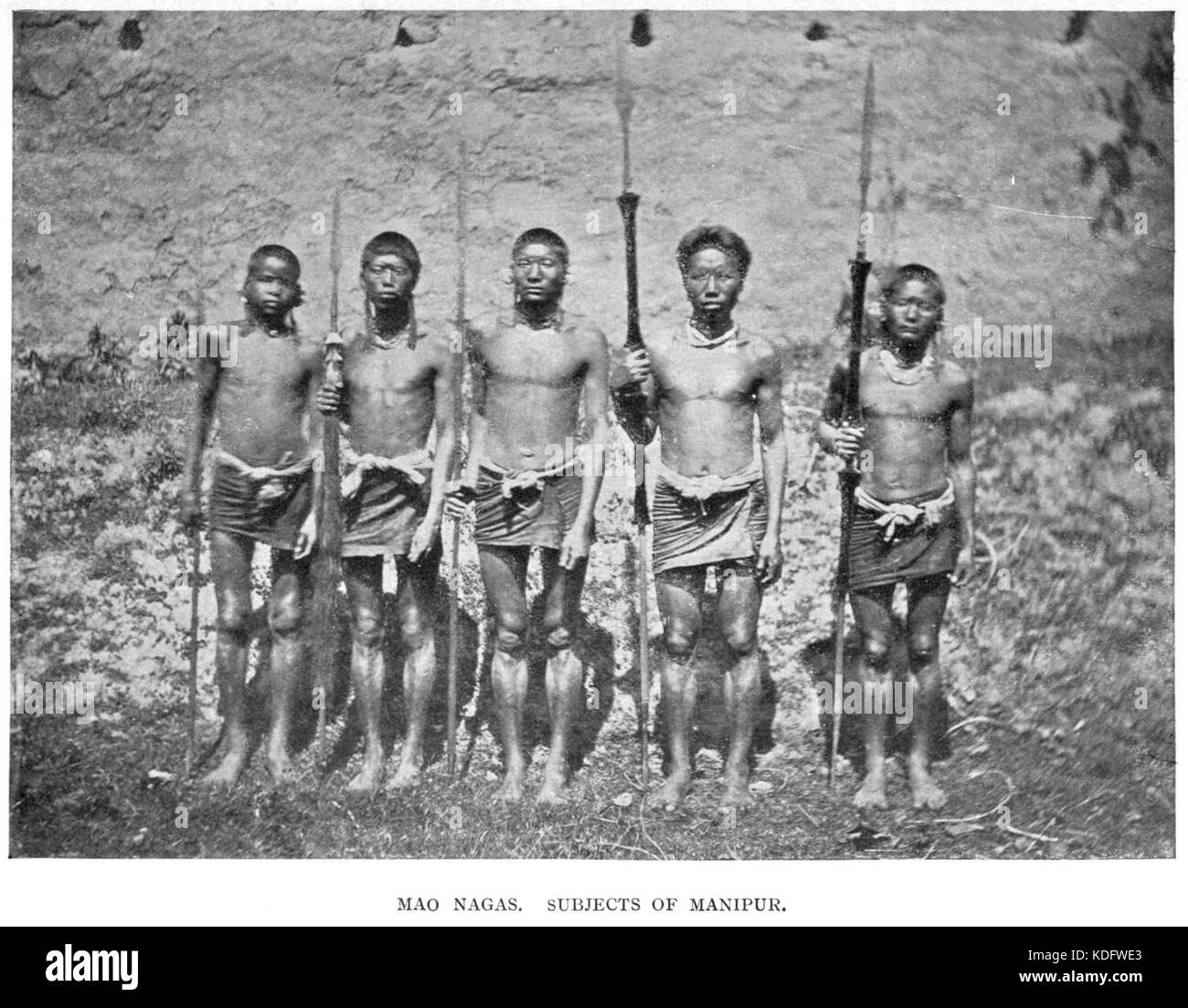 Mao nagas Manipur Stock Photo - Alamy