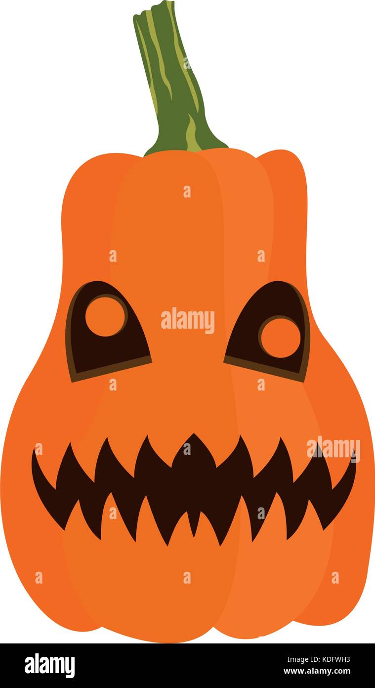 Kid pumpkin jack lantern Stock Vector Images - Alamy
