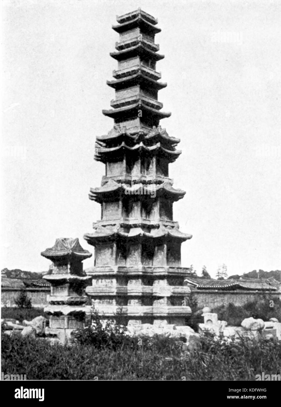 Marble pagoda in Seoul Stock Photo - Alamy