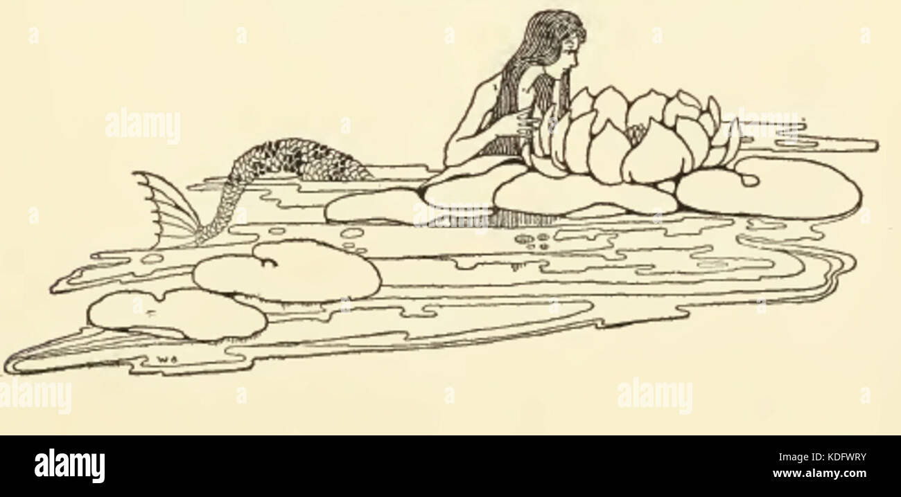 Mermaid drawing hi-res stock photography and images - Alamy