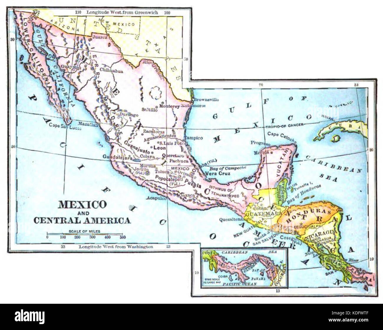 Geography of mexico hi-res stock photography and images - Alamy
