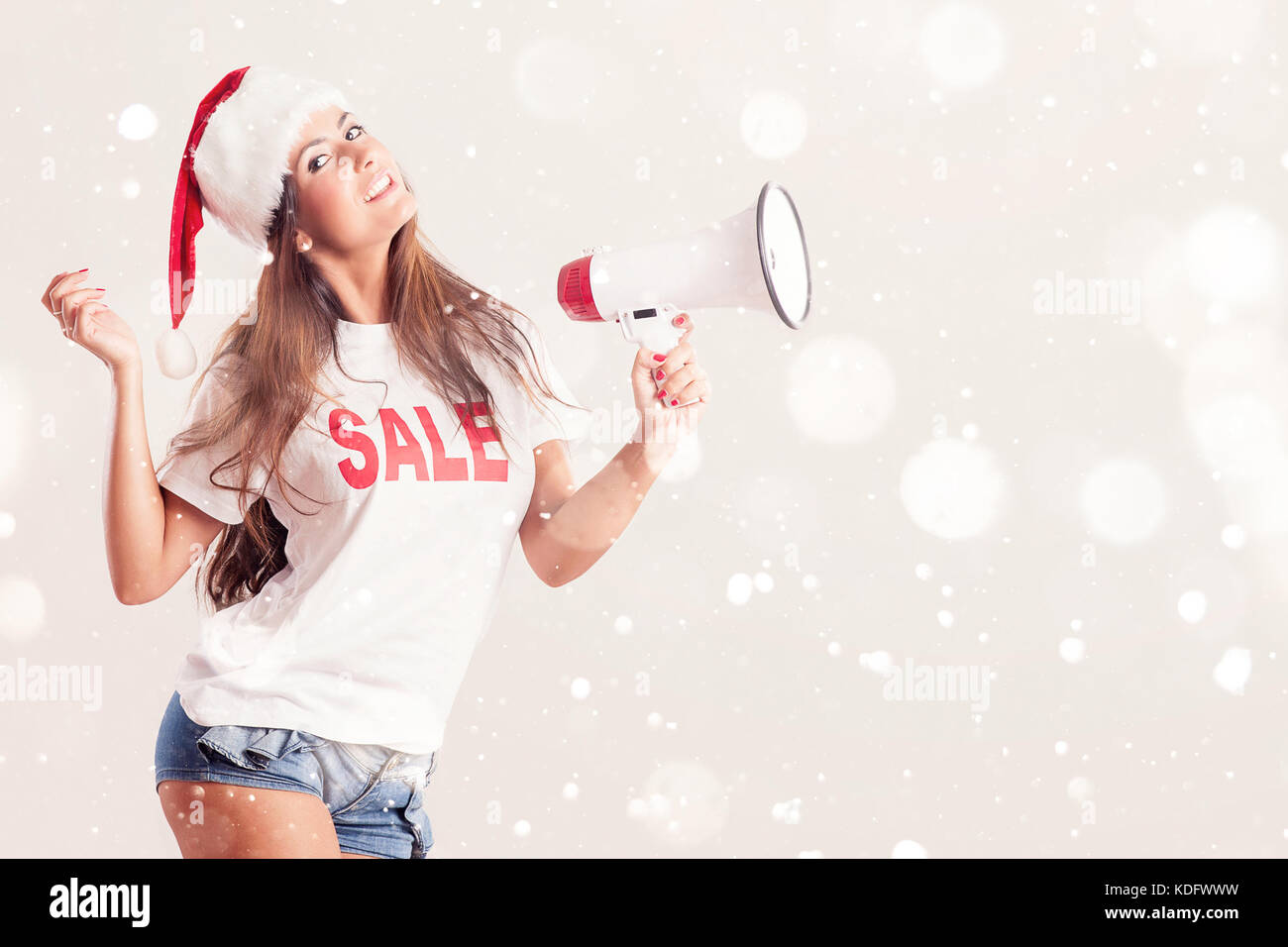Young santa claus shouting hi-res stock photography and images - Alamy