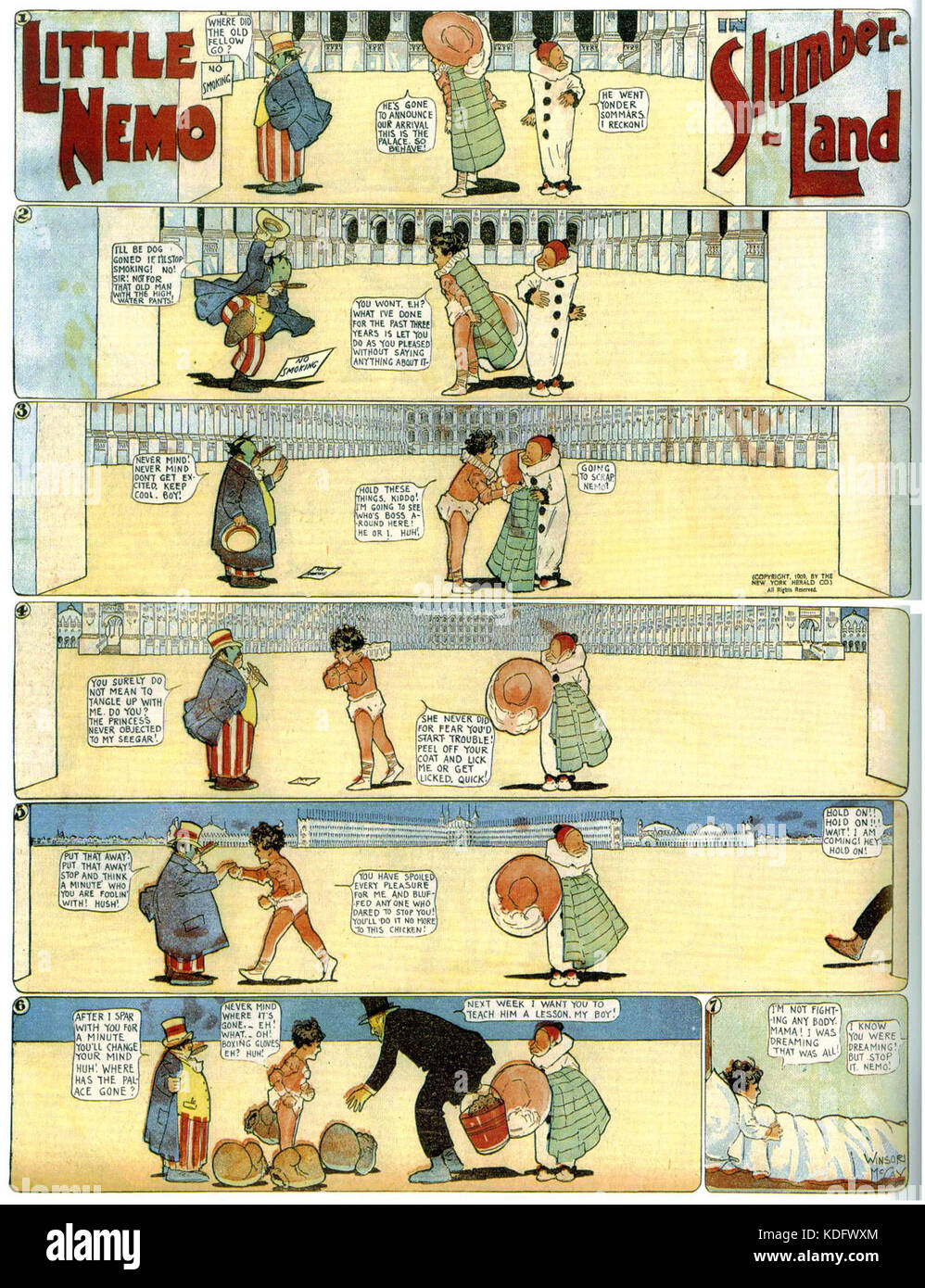 Little Nemo 1909 06 13 Stock Photo - Alamy