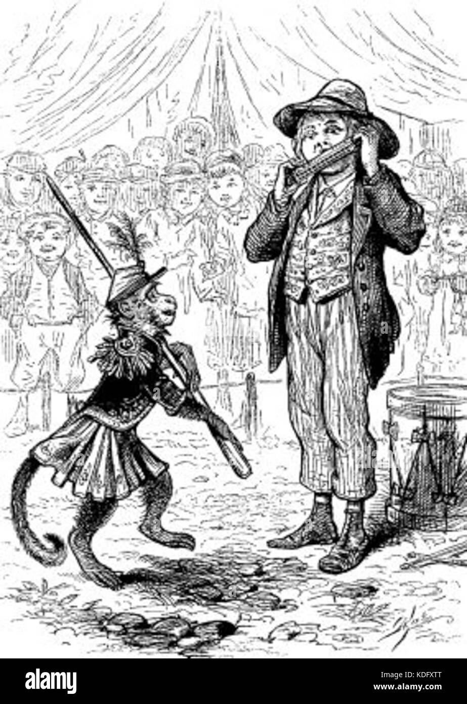 Show monkey Black and White Stock Photos & Images - Alamy