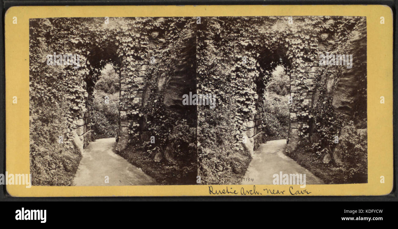 Rustic Stone Arch, near the Cave, by T. C. Roche 2 Stock Photo - Alamy