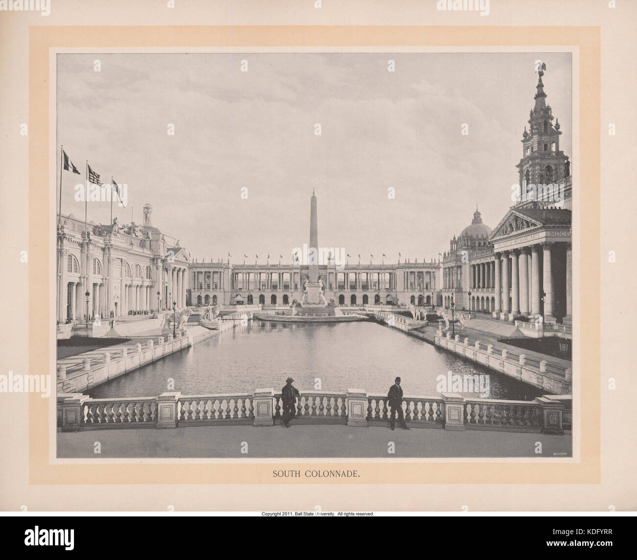 South Colonnade, William Henry Jackson, 1893 Stock Photo - Alamy