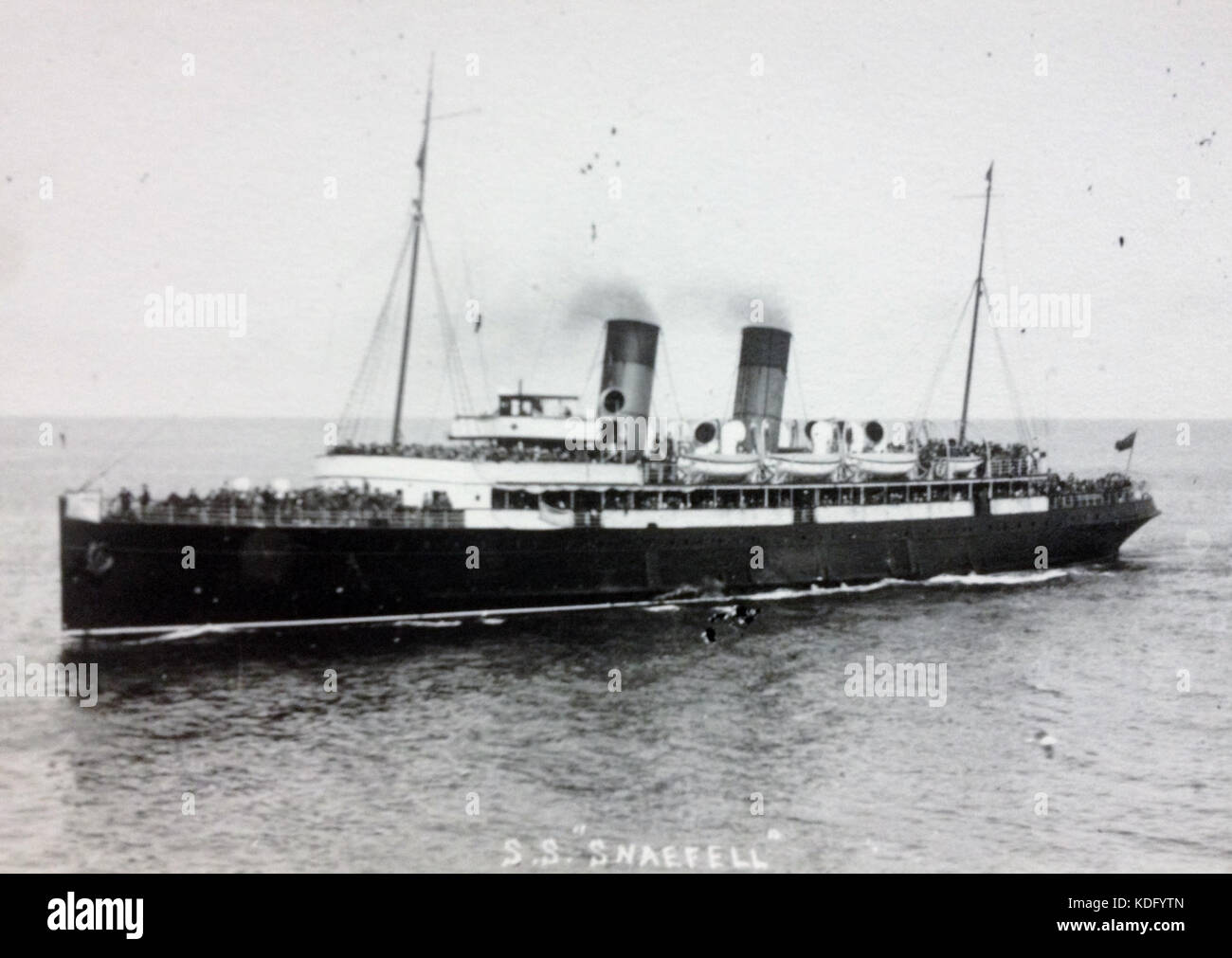Snaefell approaches Douglas Stock Photo - Alamy
