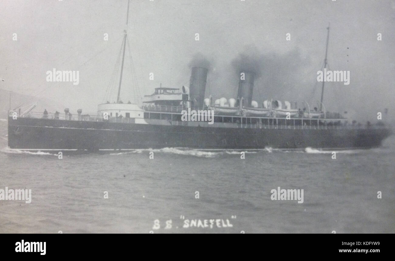 SS Snaefell (ex SS Viper Stock Photo - Alamy