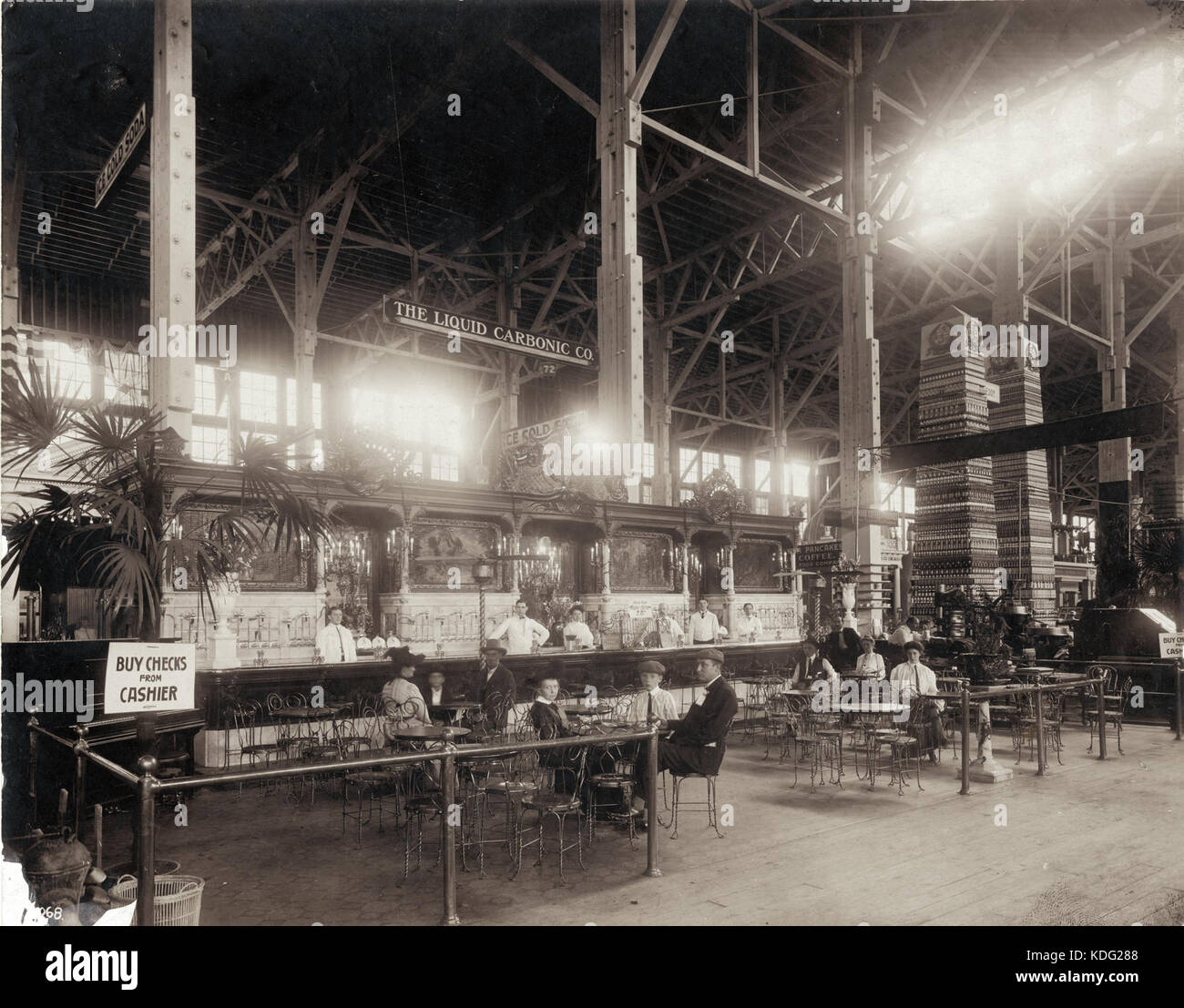 Liquid Carbonic Company Soda Fountain display in the Palace of ...