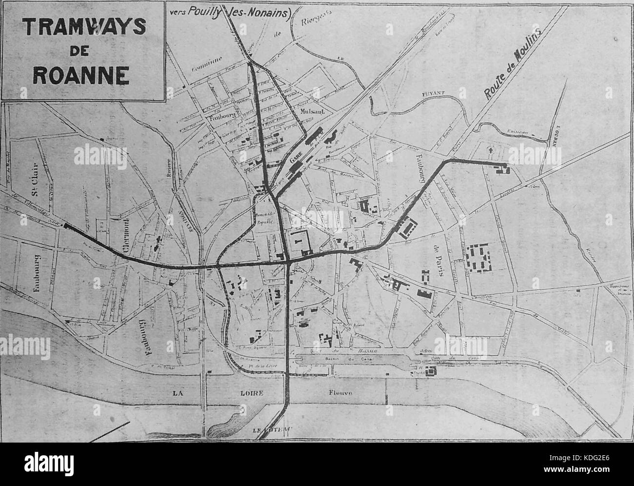 Plan Tw Roanne 19280 Stock Photo - Alamy