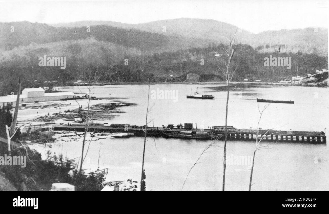 This image depicts Kelly Basin located near Port Macquarie in Australia ...