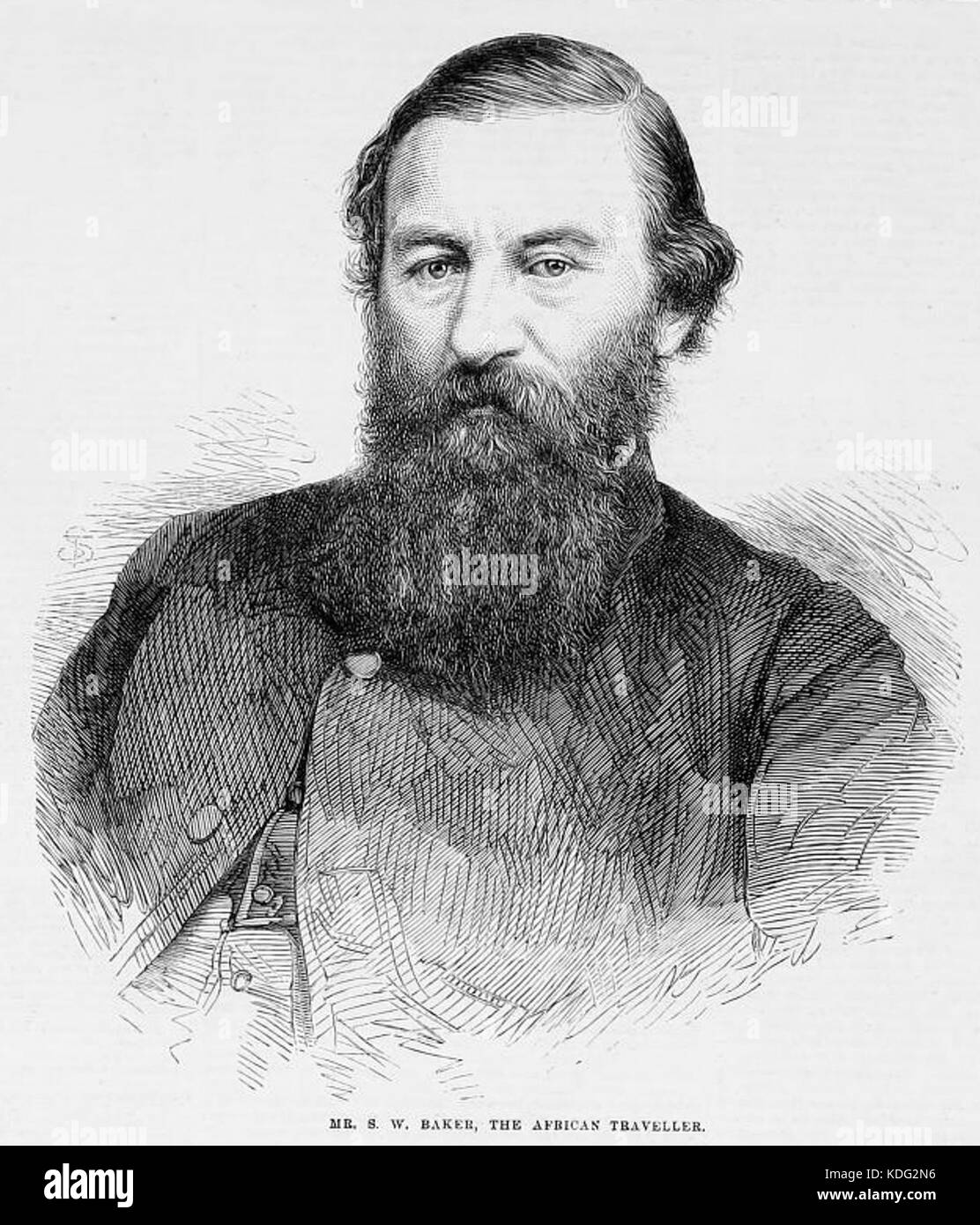 Samuel White Baker Stock Photo - Alamy