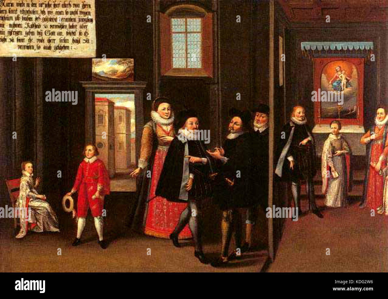 Painted Life of Mary Ward 02 Stock Photo - Alamy