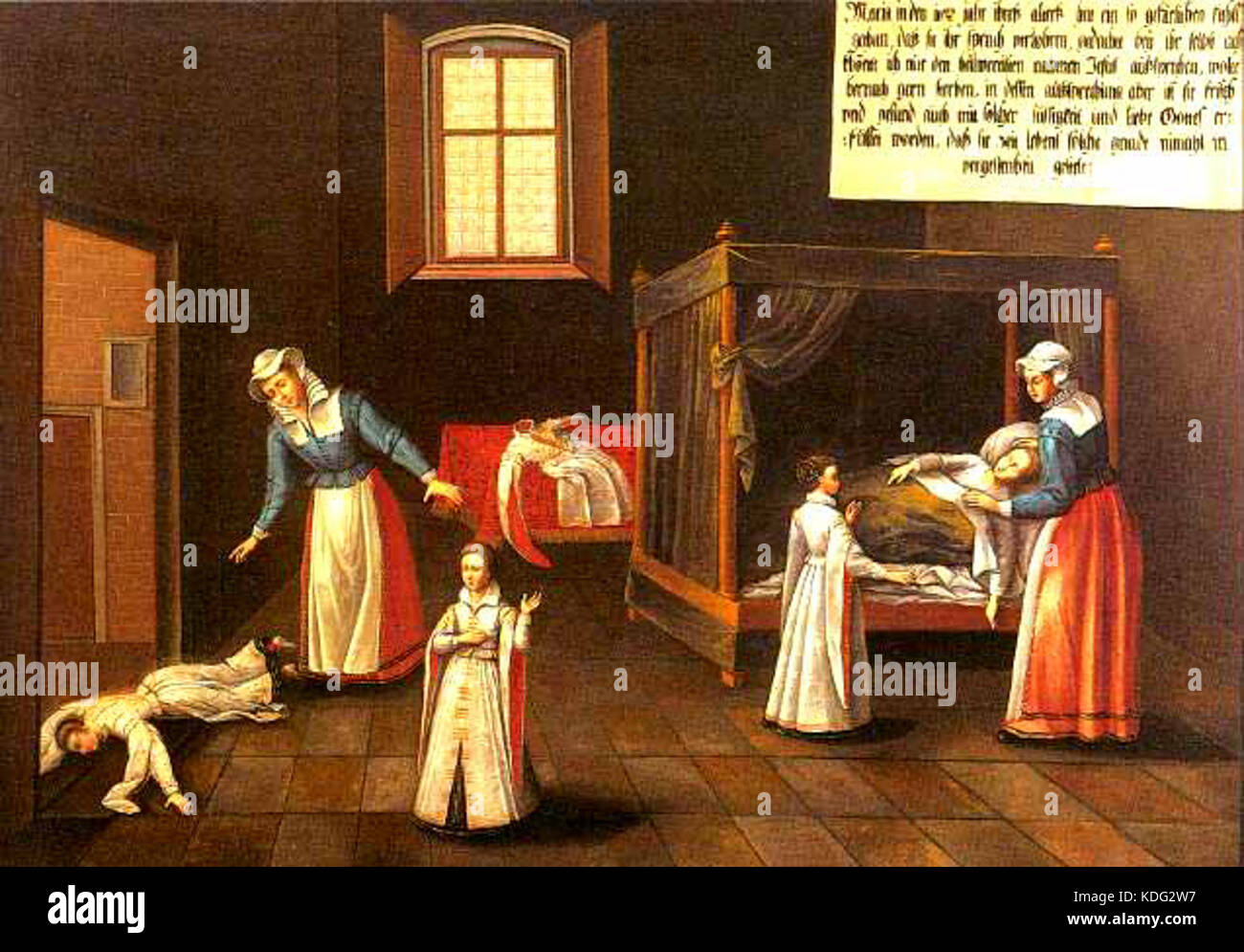 Painted Life of Mary Ward 03 Stock Photo - Alamy