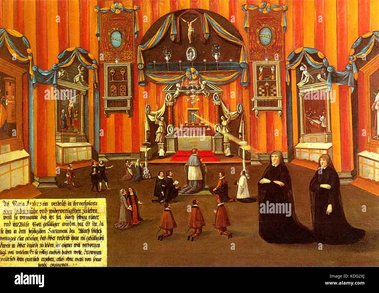 Painted Life of Mary Ward 32 Stock Photo - Alamy