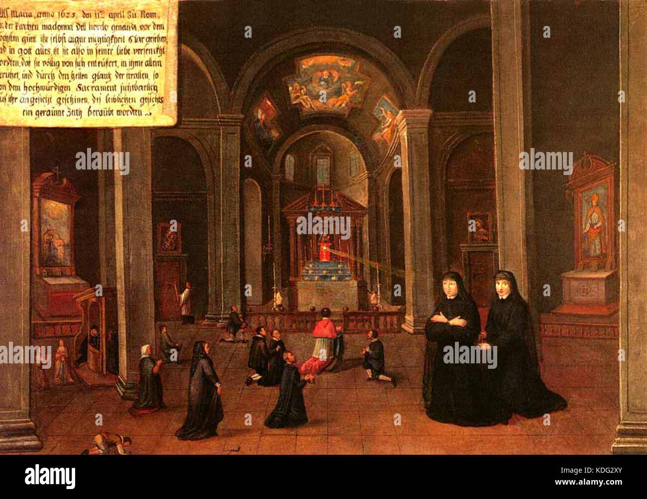 Painted Life of Mary Ward 40 Stock Photo - Alamy