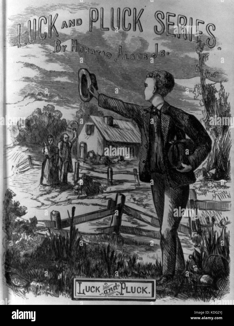 Horatio Alger, Luck and Pluck series cph.3b03706 Stock Photo - Alamy