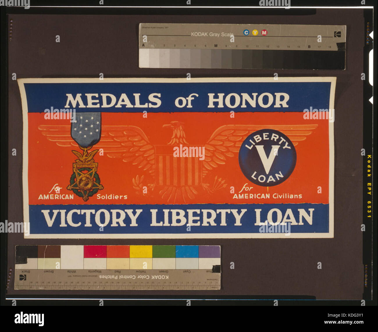 Medals of honor Victory Liberty Loan LCCN00652368 Stock Photo - Alamy