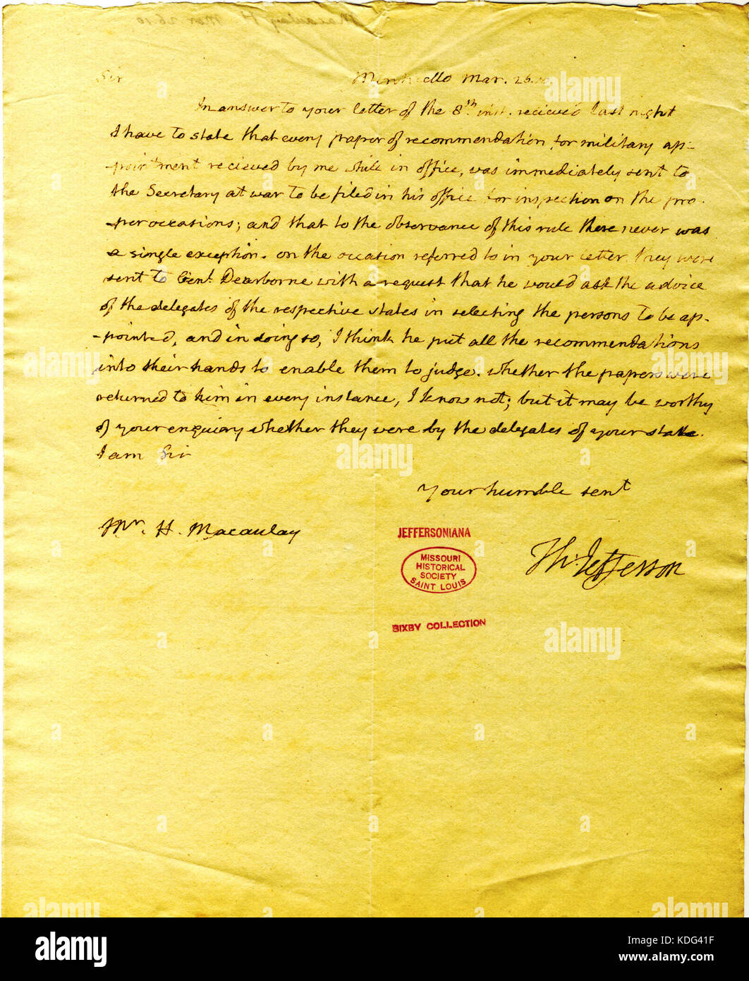 H macaulay hi-res stock photography and images - Alamy