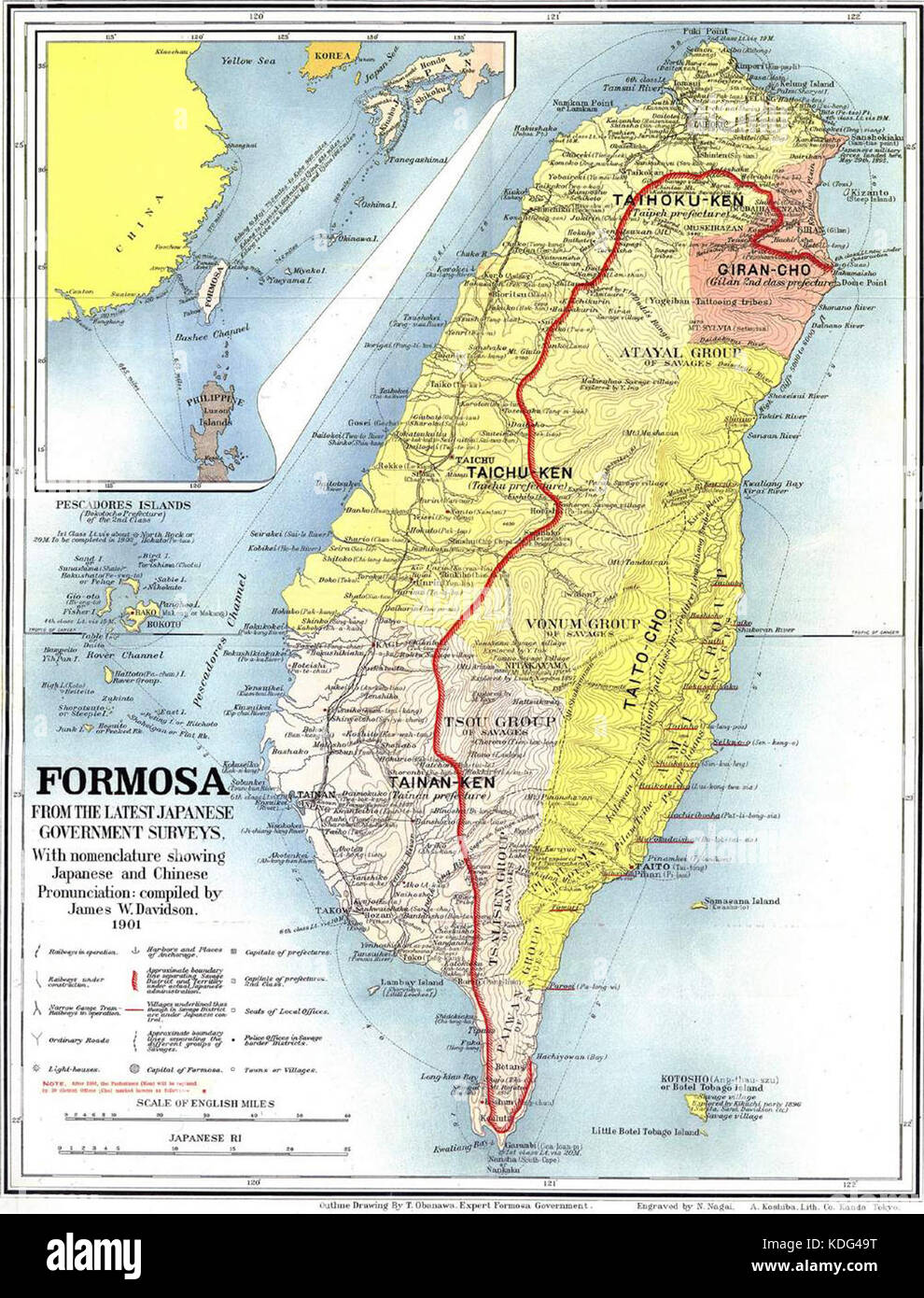 Map of taiwan hi-res stock photography and images - Alamy